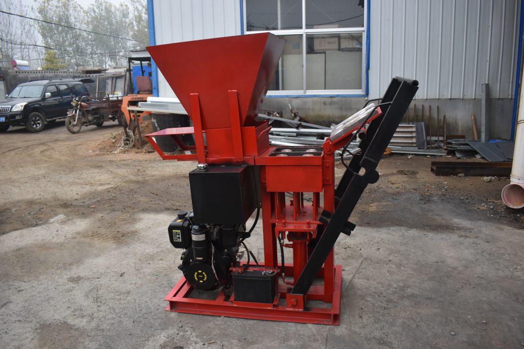 Eco Brb diesel engine interlocking brick making machine