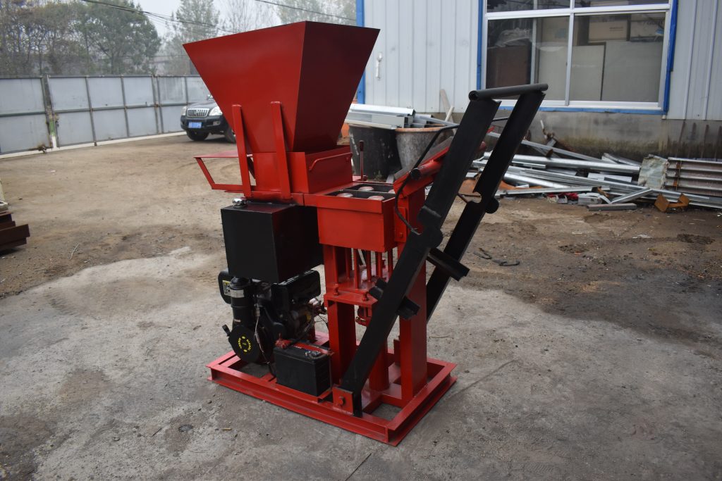 Eco Brb diesel engine interlocking brick making machine