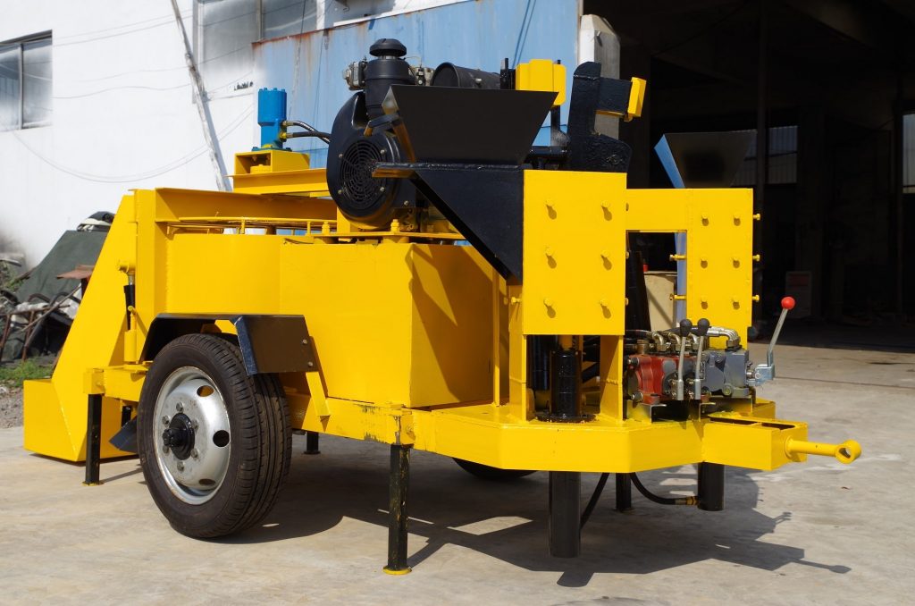 M7MI TWIN interlocking brick machine - GEOTHY